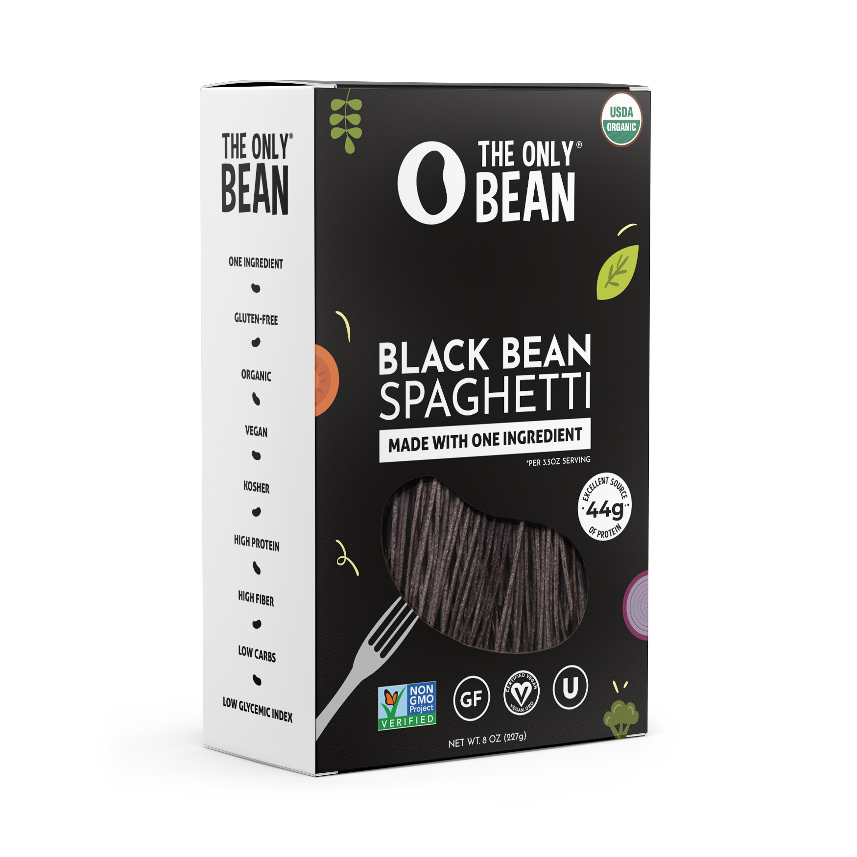Organic Black Bean Spaghetti Pasta | The Only Bean