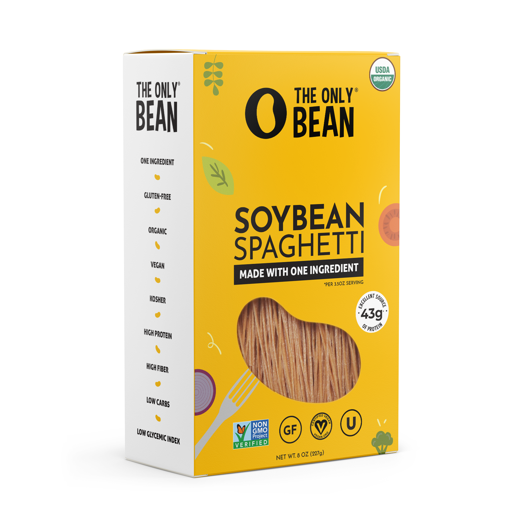 Organic Soybean Spaghetti Pasta | The Only Bean